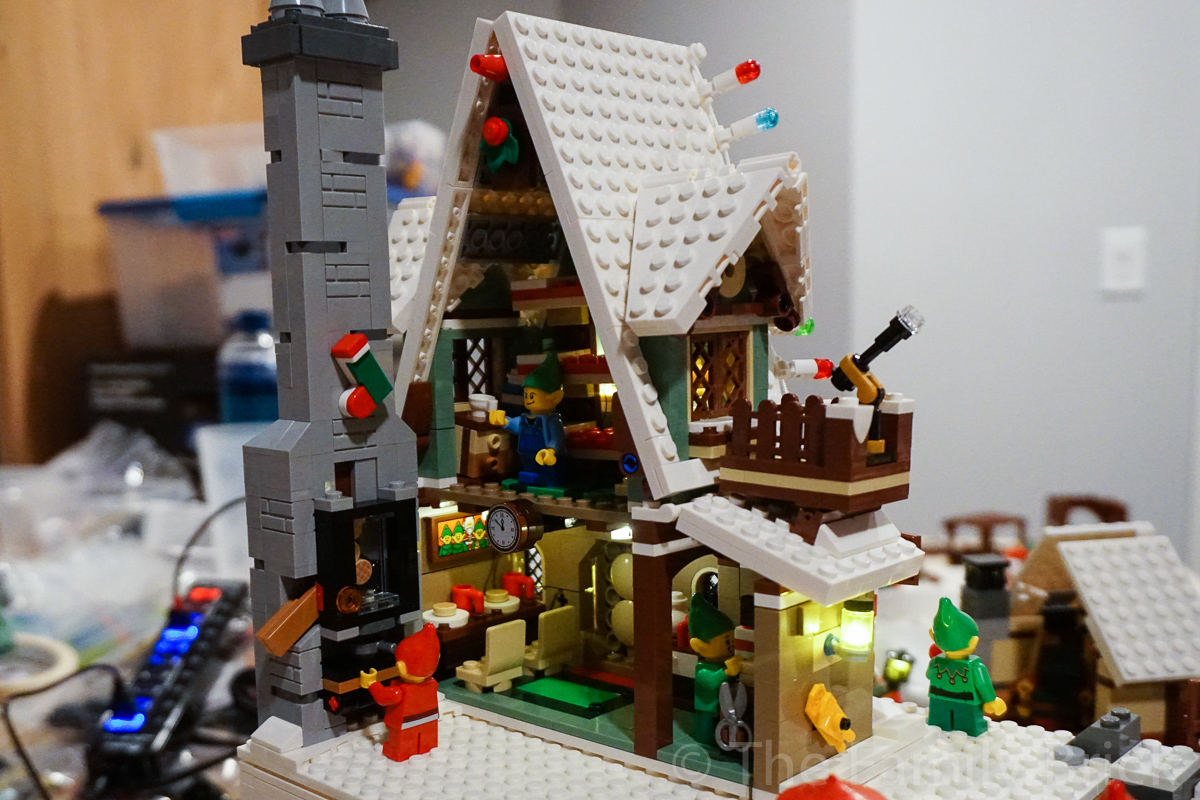 Integrating the LEGO Elf Club House into Our Winter Village - The ...