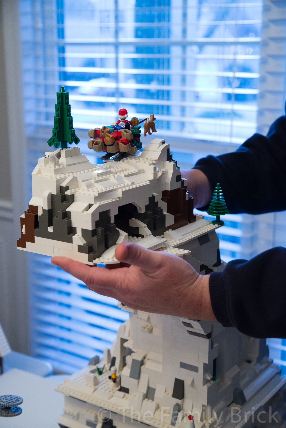 Our LEGO Grinch's Mount Crumpit MOC - The Family Brick