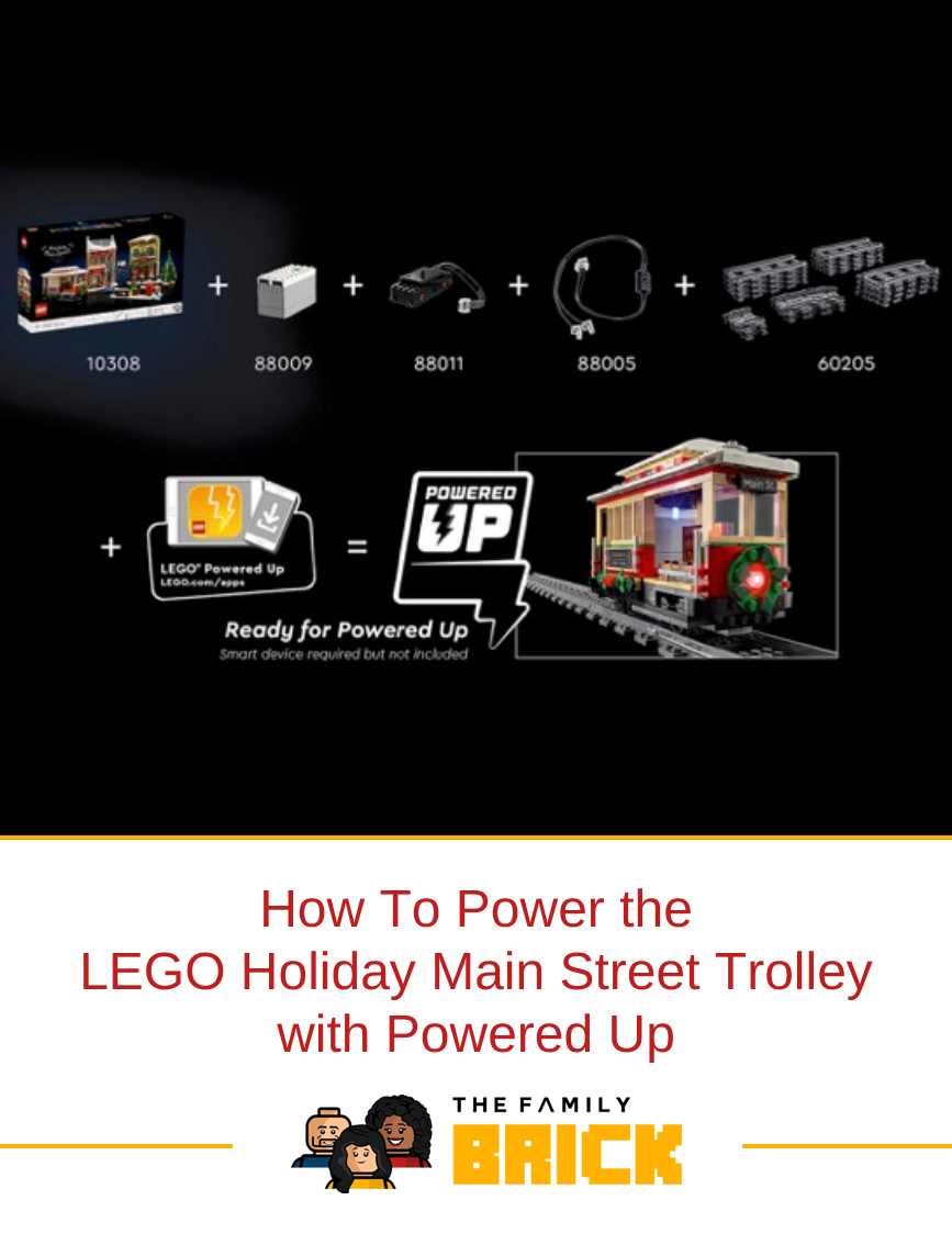 How To Power the LEGO Holiday Main Street Trolley with Powered Up - The ...