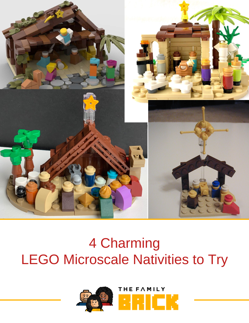 4 Charming LEGO Microscale Nativities to Try - The Family Brick